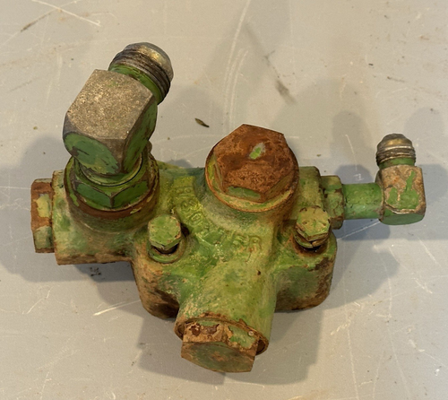 John Deere 3010 4010 Hydraulic Bypass Valve w/ Fittings R30775 | eBay