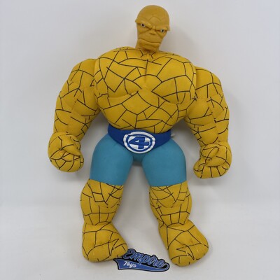 The Thing Fantastic Four 8”Applause Marvel Plush Stuffed Toy 2005 ...