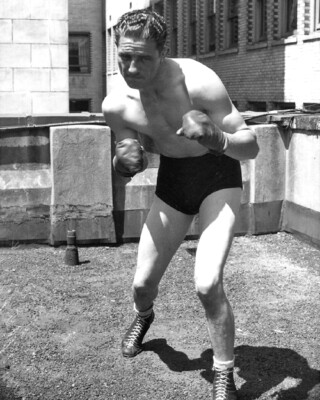 1935 Heavyweight Fighter MAX BAER Glossy 8x10 Boxing Photo Boxer Print ...