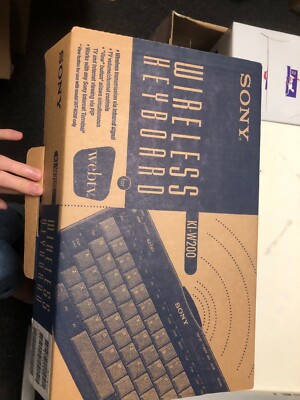 Sony WebTv Wireless Keyboard KI-W200 Model: SWK-8640 1997 | eBay