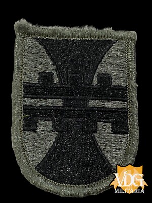 US Army 412th Engineer Brigade ACU Subdued SSI Patch Insignia Hook ...