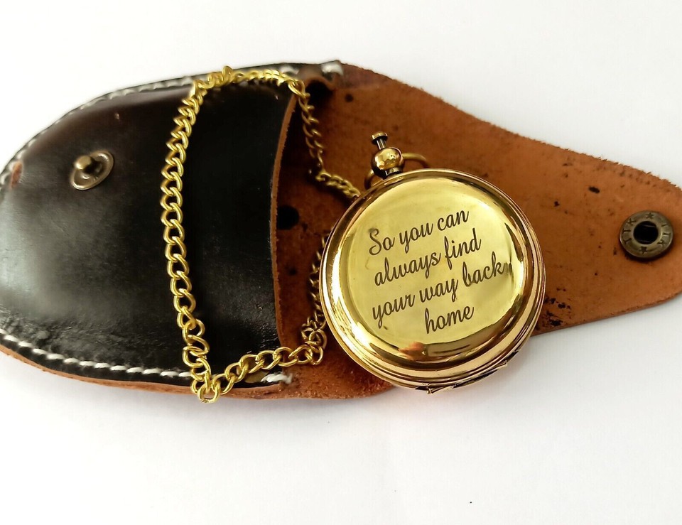 So You Can Always Find Your Way Back Home'' Engraved Compass ,Romantic ...