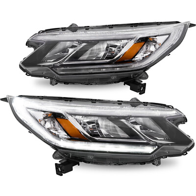 For 2015-2016 Honda CRV CR-V EX EX-L LED DRL Headlight Assembly ...