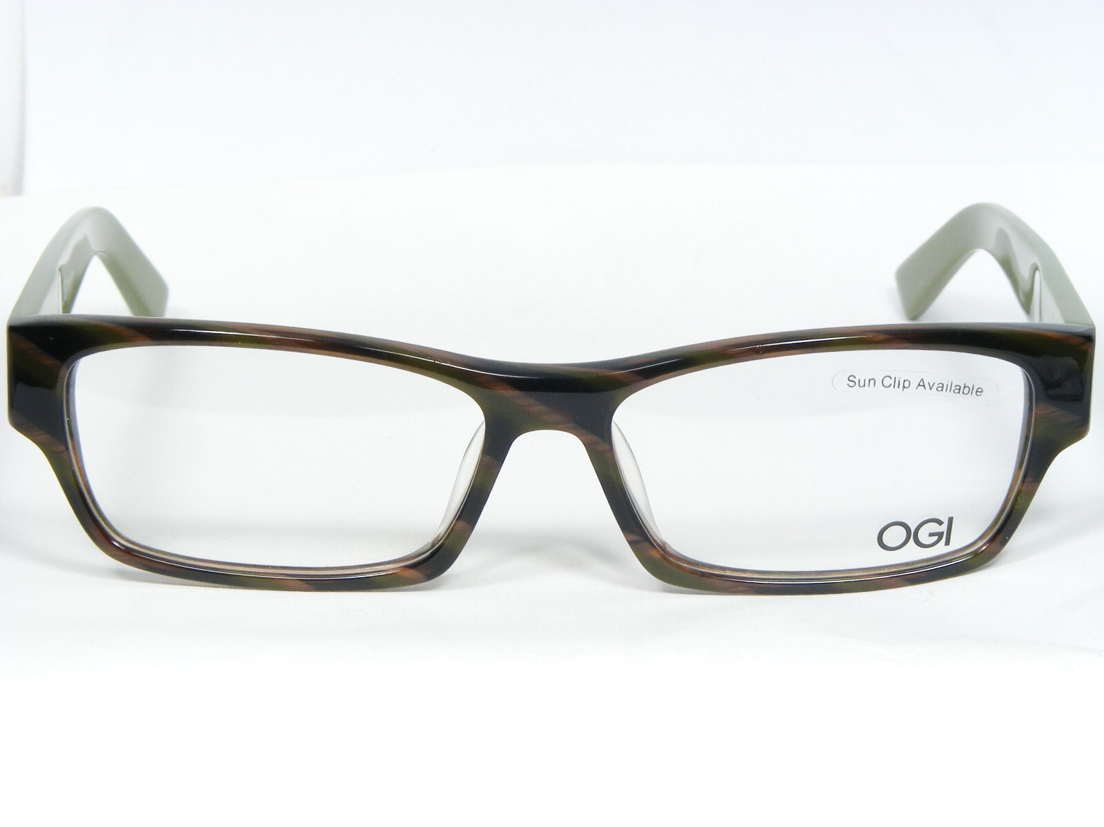OGI EVOLUTION 3108 1407 GREEN /BROWN STRATO /OLIVE EYEGLASSES GLASSES ...