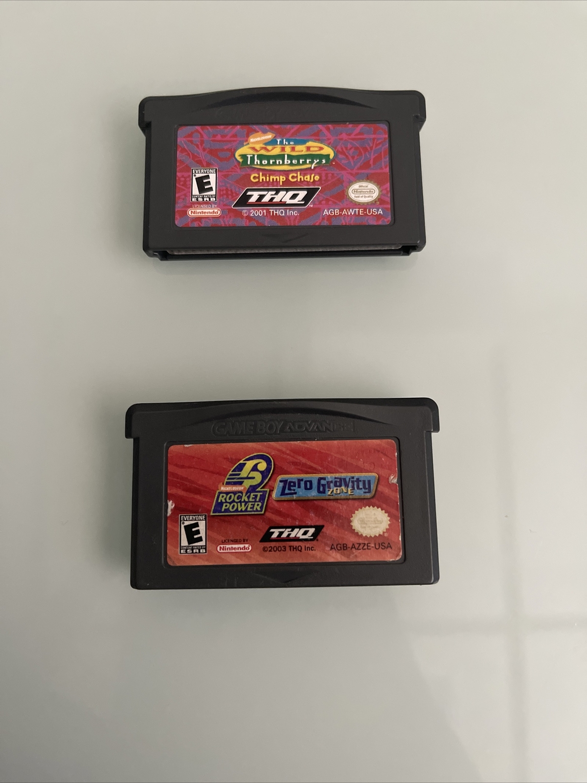 Nintendo Game Boy Advance/GBA Game LOT (2) 2 CARTS Wild Thornberrys ...