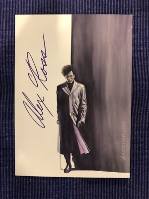 Unbreakable Double Sided Alex Ross Art Card Limited Edition Print NM/M ...