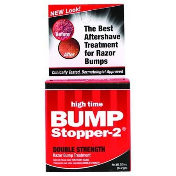 ( 2 PACK ) High Time Bump Stopper-2 Double Strength Razor Bump ...