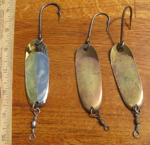 3 ANDY REEKERS SILVER SPECIAL TROLLING SPOON, SALMON LURES | eBay
