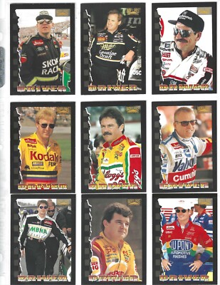 1996 Pinnacle Racers Choice Complete-110 card Base set-Straight from ...
