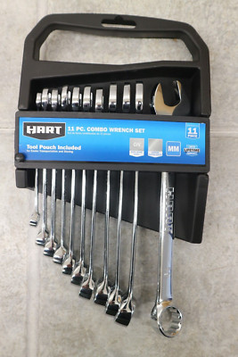 HART 11-Piece MM Combination Wrench Set Chrome Vanadium | eBay