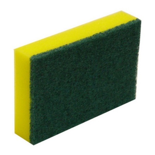 NEW Green/Yellow Sponge Scourer Scourer Pads - 15cm - PACKET(10), | eBay