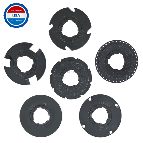 60010 Optional Seed Plate Set Compatible with EarthWay Garden Seeder ...