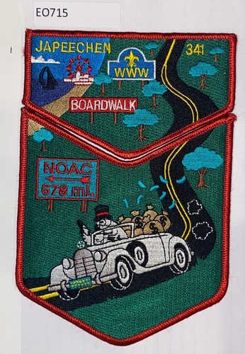 Boy Scout OA Flap Set Japeechen Lodge 341 NOAC 2000 | eBay
