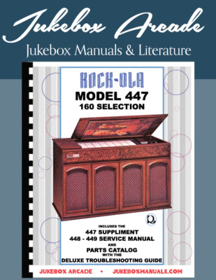 Rock Ola Model 447 and 449 Service Manual, Parts and Deluxe ...