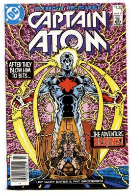 Captain Atom #1-1987-DC 1st appearance of CAPTAIN ATOM and GENERAL WADE ...