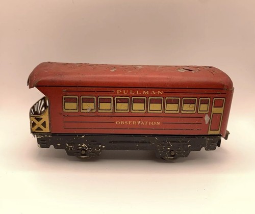Pullman Observation Red Model Train Car | eBay