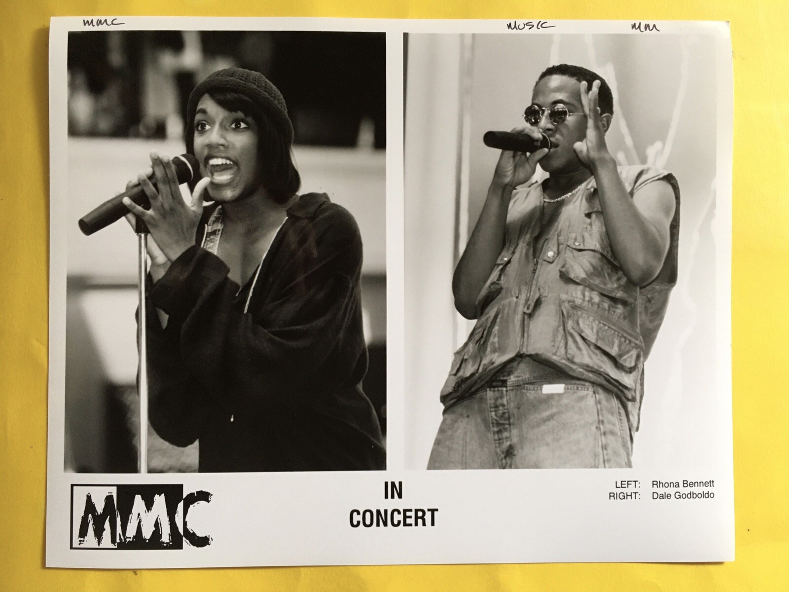MMC Press Photo 8x10”, JC Chasez, Tony Lucca, Rhona Bennett, See ...