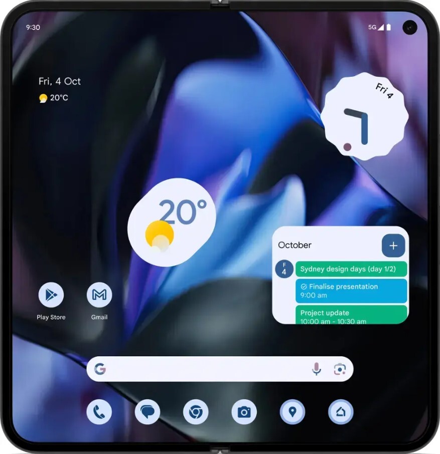 Google Pixel 9 Pro Fold, Fully Unlocked | 256 GB, Black, 8 in | Grade B ...