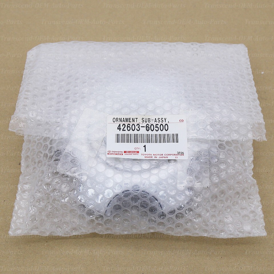 42603-60500 GENUINE OEM ALUMINUM CENTER WHEEL HUB COVER CAP TOYOTA ...