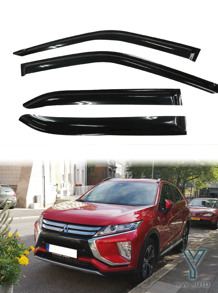 For Mitsubishi Eclipse Cross 2018-On Window Visor Vent Sun Shield Rain ...
