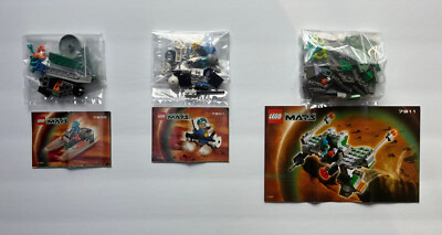 LEGO Life on Mars Rare Lot of 3 Sets (7300, 7301, 7311) 100% Complete ...