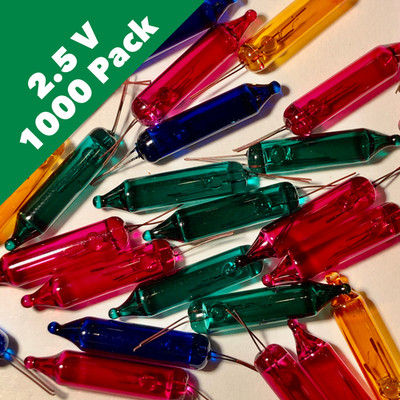 2.5 Volt Multi Mini Incandescent Bulbs - Bulk 1000 Bulbs | eBay