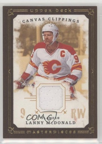 2008-09 Upper Deck Masterpieces Canvas Clippings Brown Border Lanny ...