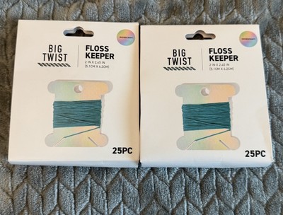 Floss Keepers Big Twist Regular - 2" x 2.45" Iridescent 50 Count Total ...