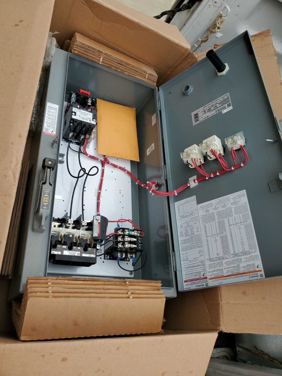 Square D Combination Motor Starter 30A ...