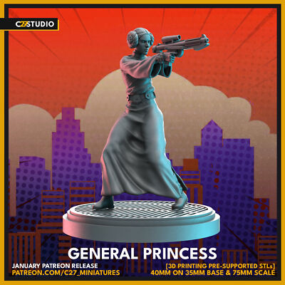 General Princess | SW Legions | DnD Miniatures | Tabletop Gaming ...
