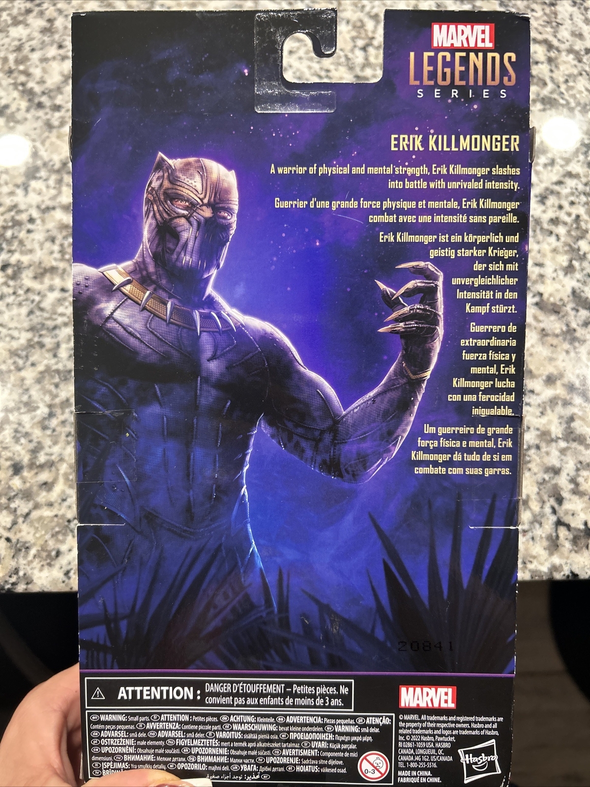 Marvel Legends Series Black Panther Legacy Collection ERIK KILLMONGER ...