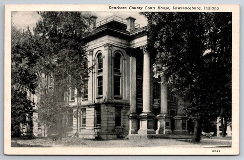 Lawrenceburg, IN, Dearborn County Court House, Vintage Postcard | eBay