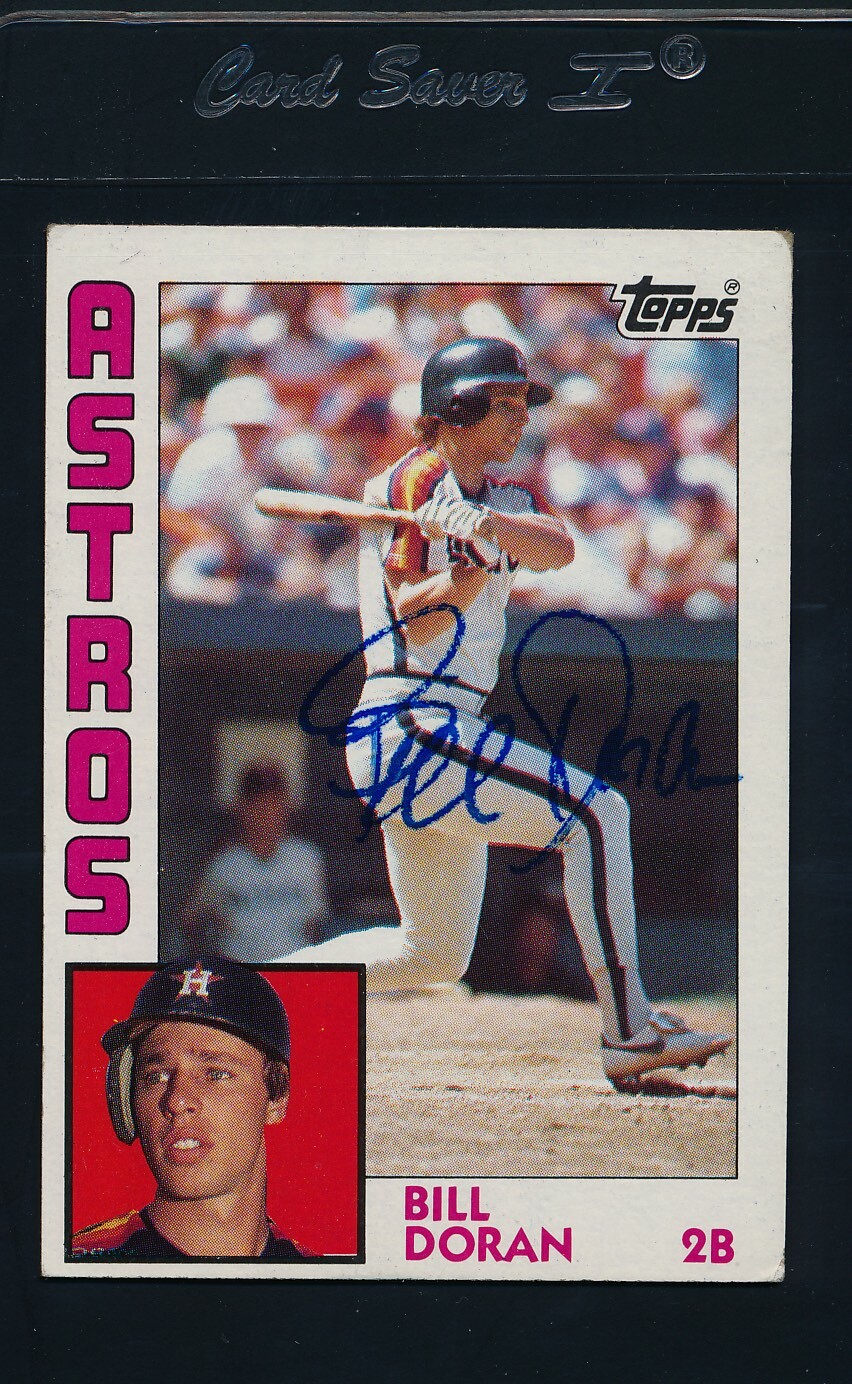 1984 Topps #198 Bill Doran Astros Signed Auto *14229 | eBay