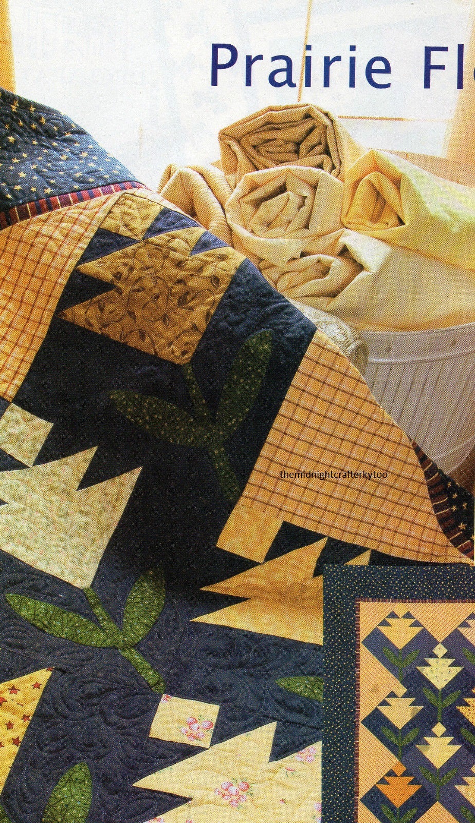 Prairie Flowers Quilt Pattern Pieced/Applique PS | eBay