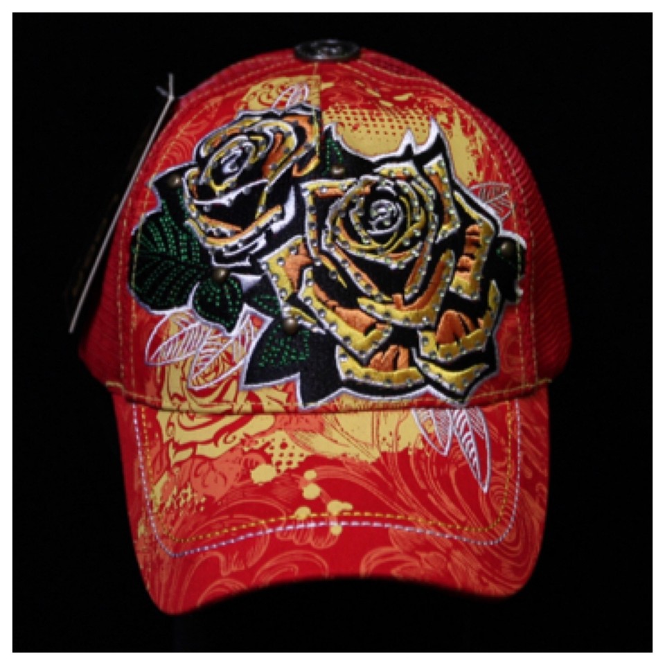 Vintage Cap Mesh Tattoo Caps Fashion Hat Skull Rose Casual Snapback ...