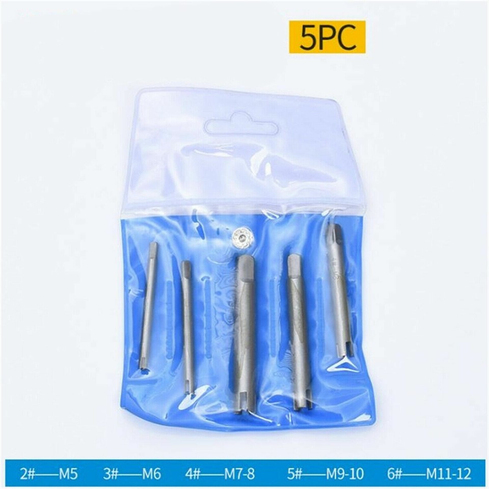 5pcs Tap Extractors Set M5-M12 3/4 Flutes Broken Stripped Screw Thread ...