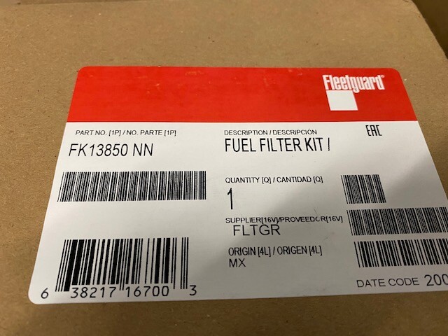 Fleetguard Dd15 NanoNet Fuel Filter Kit FK13850NN for sale online | eBay