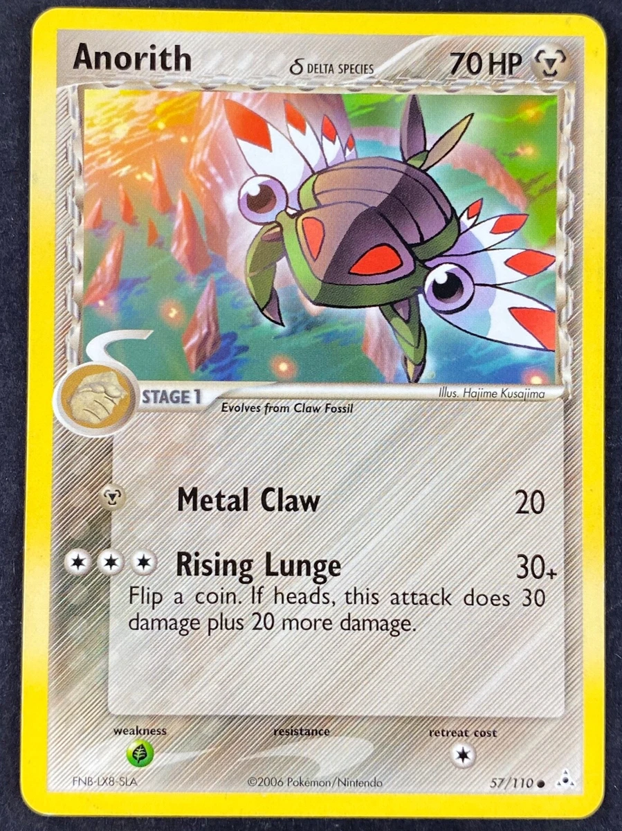 Anorith Pokemon Card