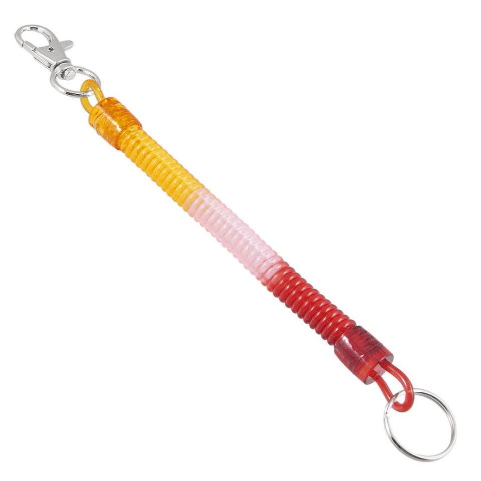 Lobster Hook Spring Coil Keyring Keychain Key Chain Strap Rope Red Pink ...