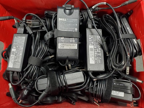 Mixed Lot of 40 Dell (20)65W / (20)90W Genuine AC Adapter with Wall Cords | eBay