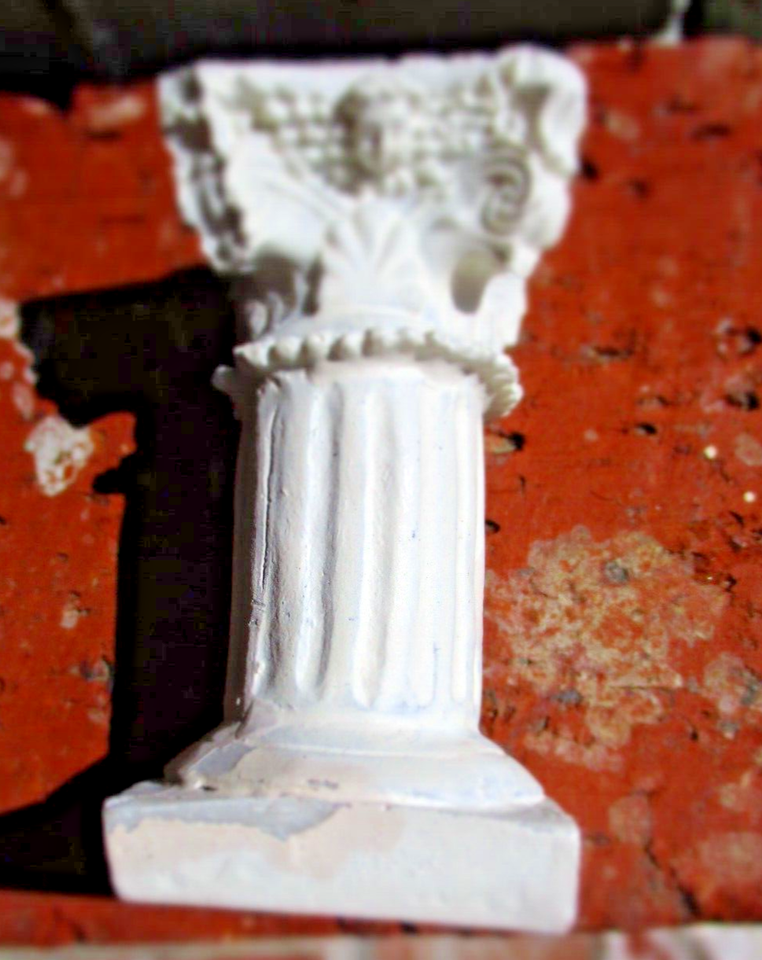 Dollhouse Miniatures Garden ...3 European Style Roman Columns Resin | eBay