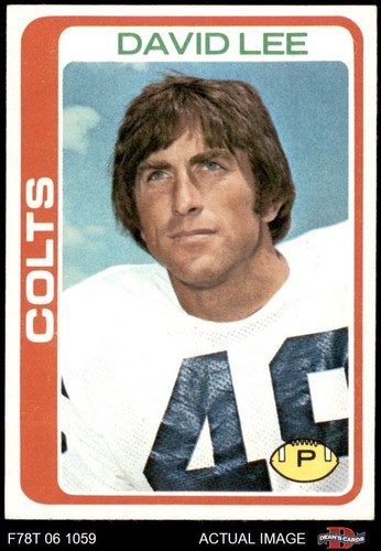 1978 Topps #171 David Lee Colts Florida 7.5 - NM+ | eBay