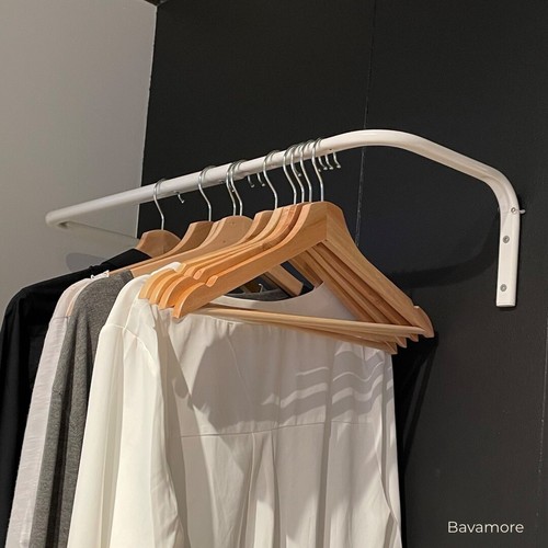 IKEA MULIG Clothes Bar, Steel White, Adjustable 23⅝"-35⅜" BRAND NEW | eBay