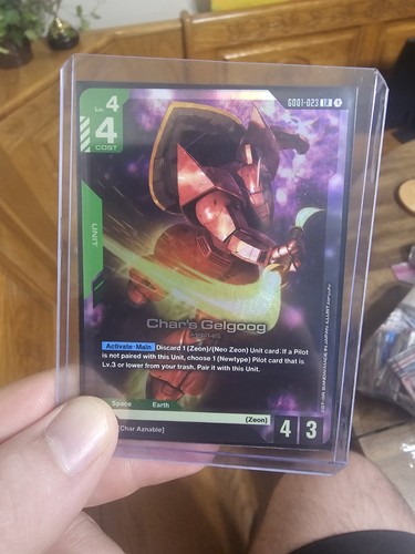 Char's Gelgoog - Newtype Rising #GD01-023 LR - NM Holo Foil Gundam Card Game | eBay