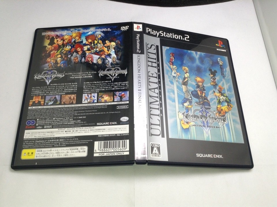 A Kingdom Hearts 2 Final Mix Ultimate Hits PlayStati2 Software Japan ZD ...