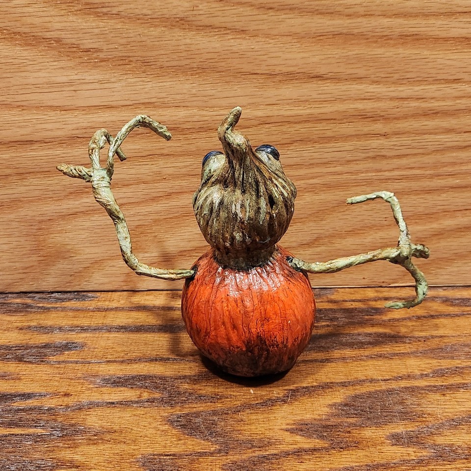 RARE Vintage Halloween Pulp Paper Paper Mache Painted Creature Monster ...