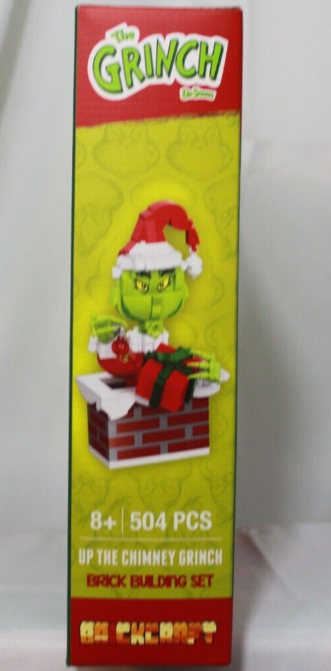The Grinch Brick Building Set! 504 Pieces BrickCraft Christmas ...