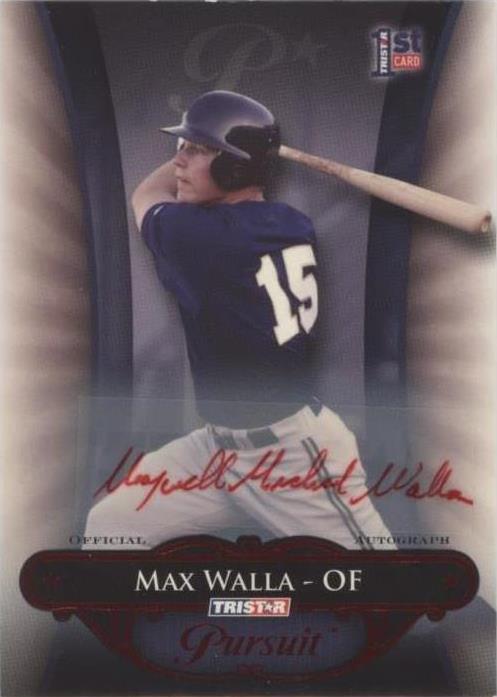 2010 TRISTAR Pursuit - Max Walla #111 Red Ink Autographs /5 (AU, RC ...
