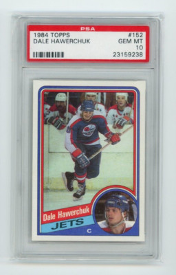 1984 Topps Hockey Dale Hawerchuk JETS #152 PSA 10 Gem Mint | eBay