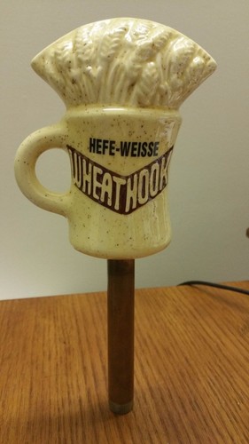 RED HOOK HEFE WEISSE WHEATHOOK CERAMIC MUG WHEAT Beer Tap Handle | eBay